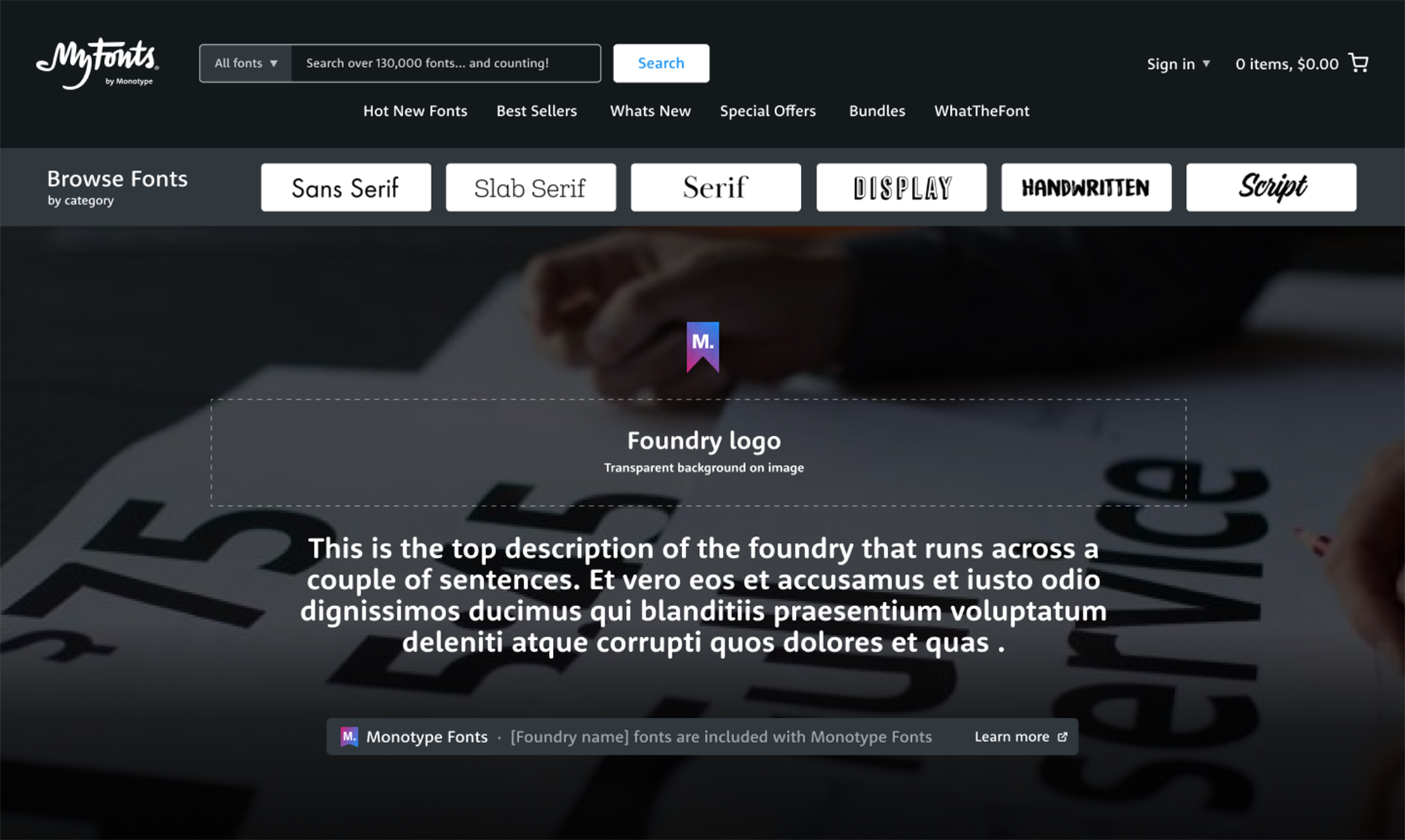Premium Foundry Page – Foundry Support